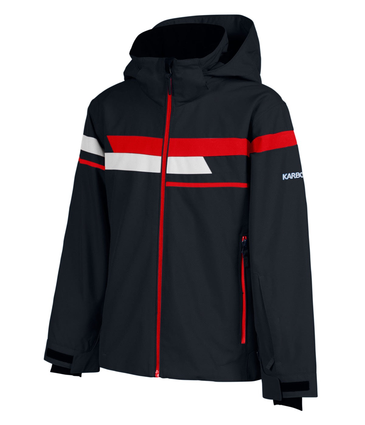 Karbon Theorem Jacket Black/Red/Arctic White